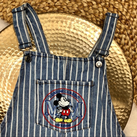 Disney | Dresses | Disney Denim Overall Dress | Poshmark